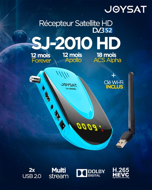 Joysat SJ-2010 HD • Sat Télévision